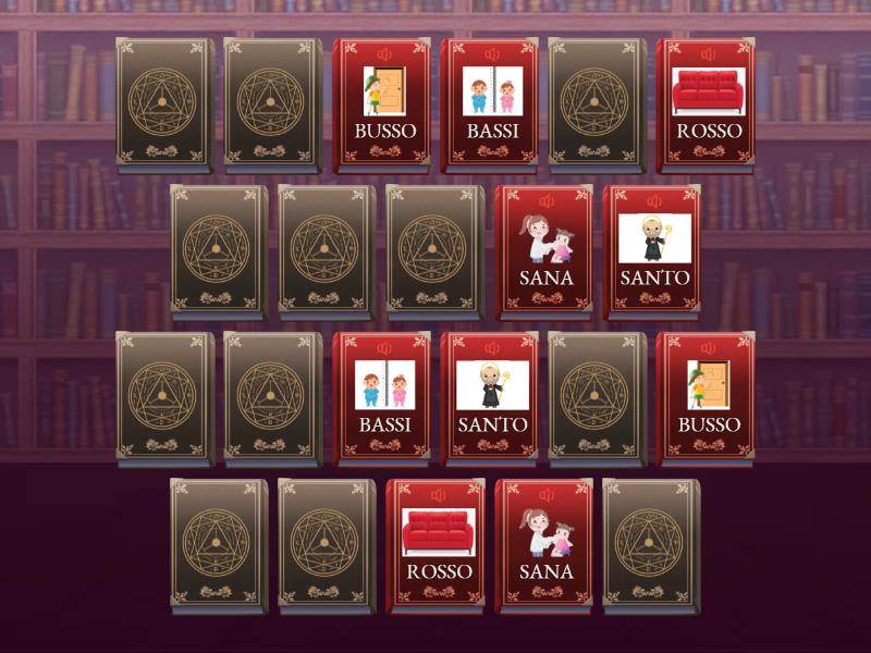 memory fonema /'s/ iniziale e mediana - Parejas