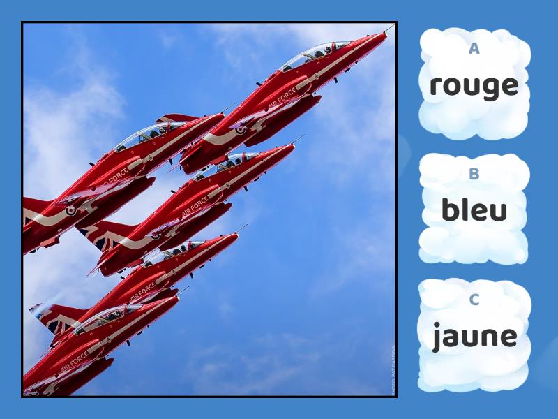 Les couleurs - Quiz