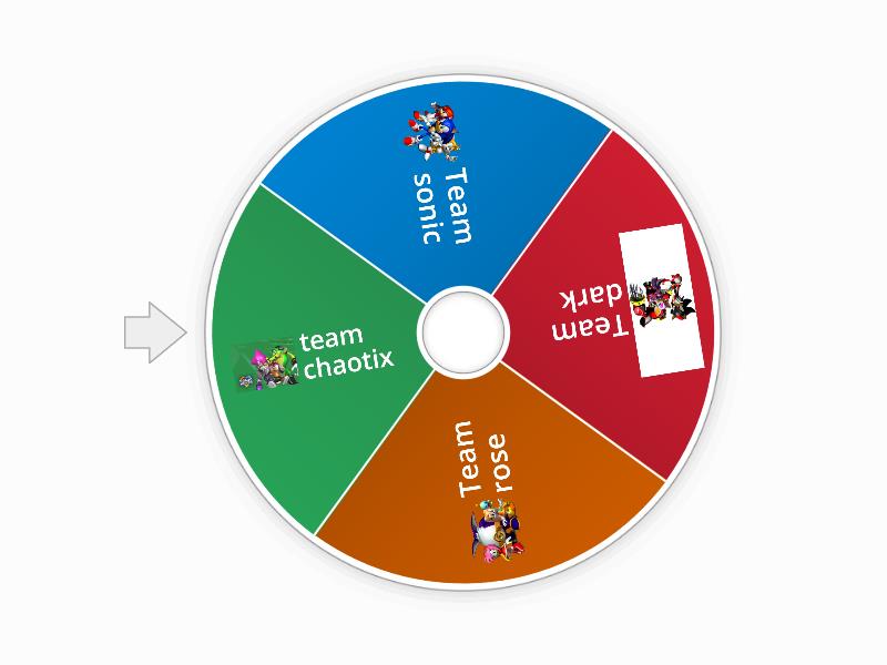 Sonic teams - Random wheel