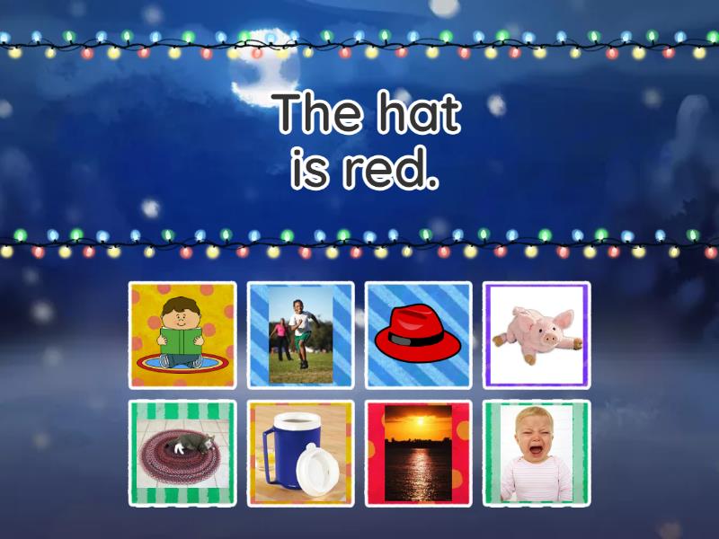 CVC sentences mystery game it has a leader board - Find the match