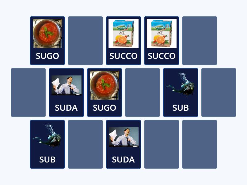 MEMORY SU (misto principesse) - Matching pairs