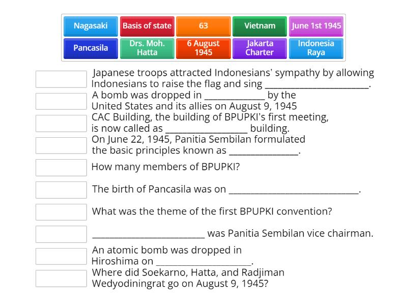 Review P6 - Match up
