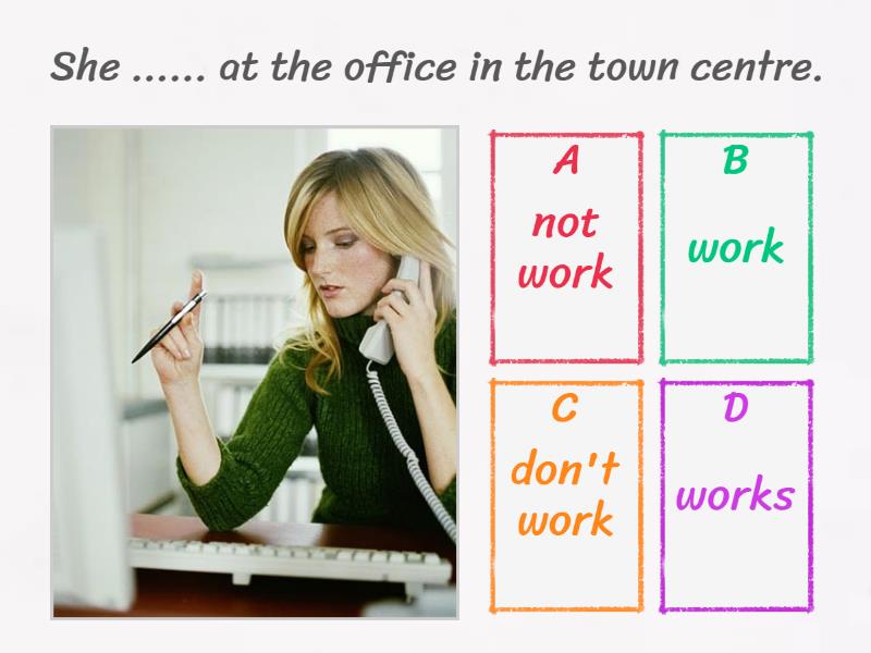 Present Simple - choose the correct answer - Quiz