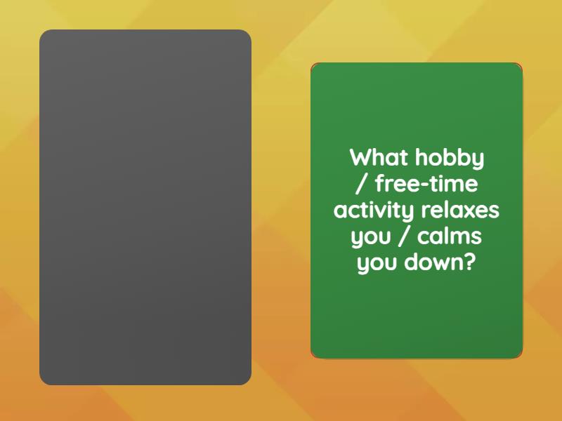 GTKY (intermediate) - Speaking cards