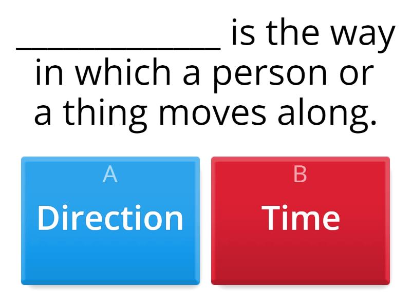 DIRECTIONS - Quiz