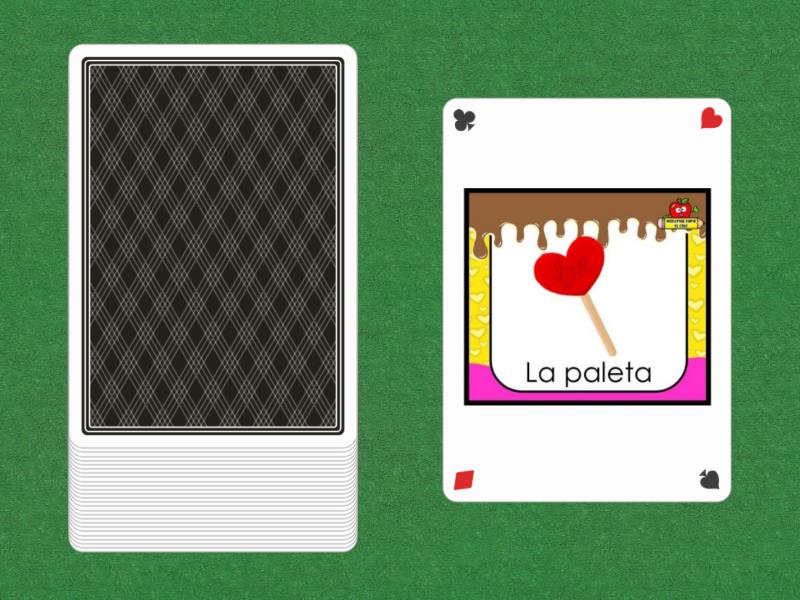 Loteria del amor y la amistad - Cartas al azar