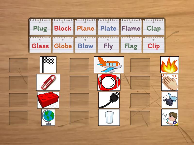 Consonant Blends 3 - Match up