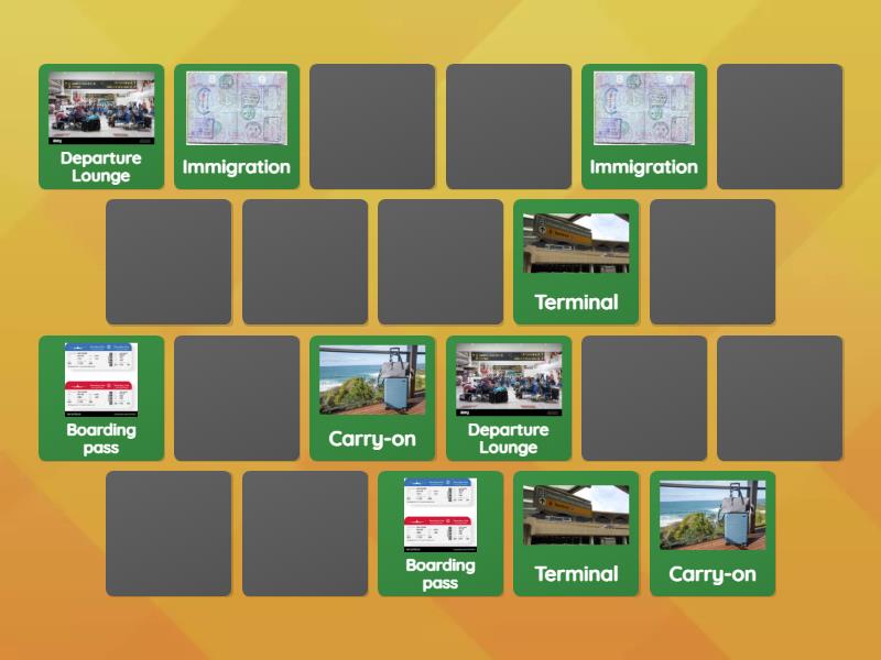 Airport - Matching pairs
