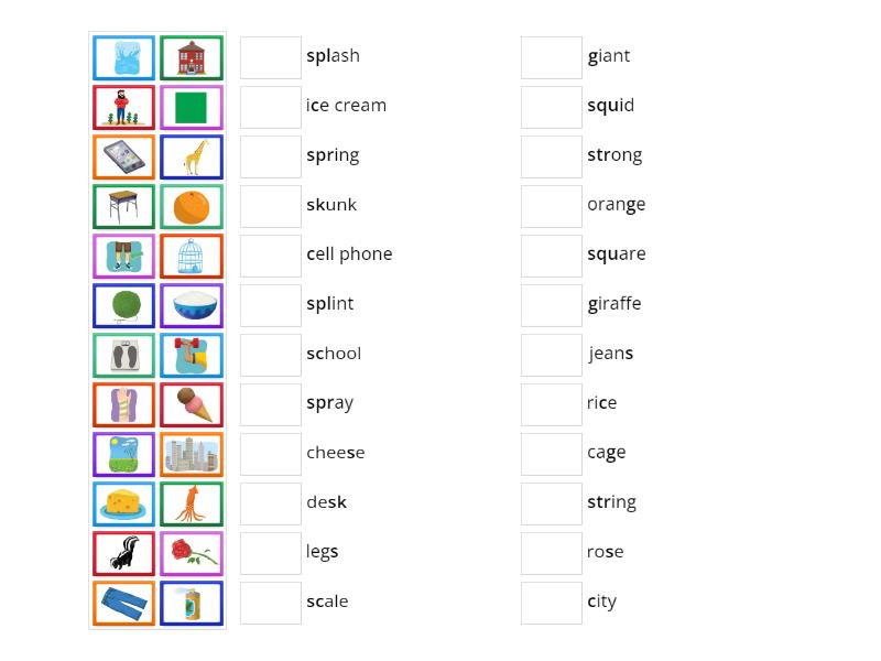 Oxford Phonics 4 Unit 7-8 - Match up