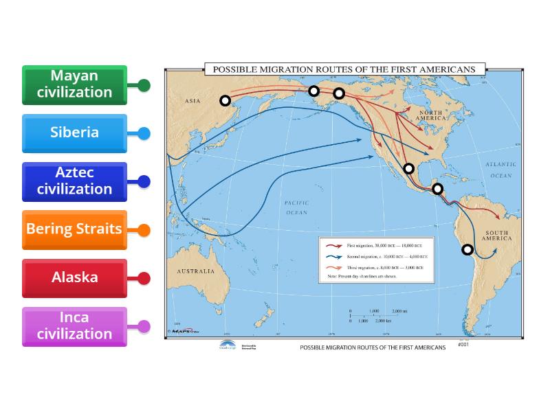 Possible Migration Routes and Settlement Patterns of the First ...