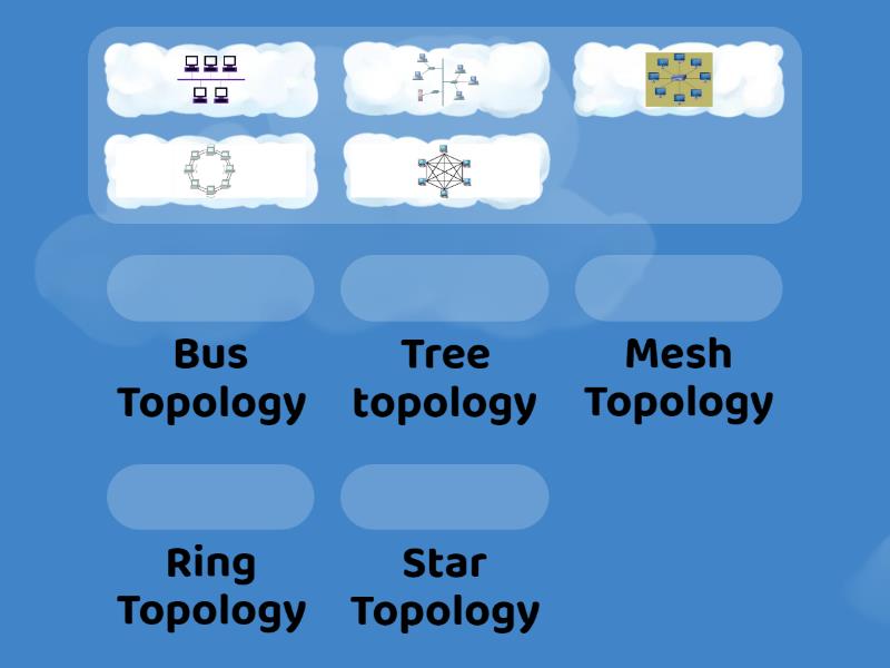 Types of Network Topologies - Match up