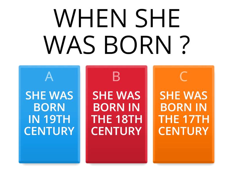 IMPORTANT WOMEN - MARIE CURIE - Quiz