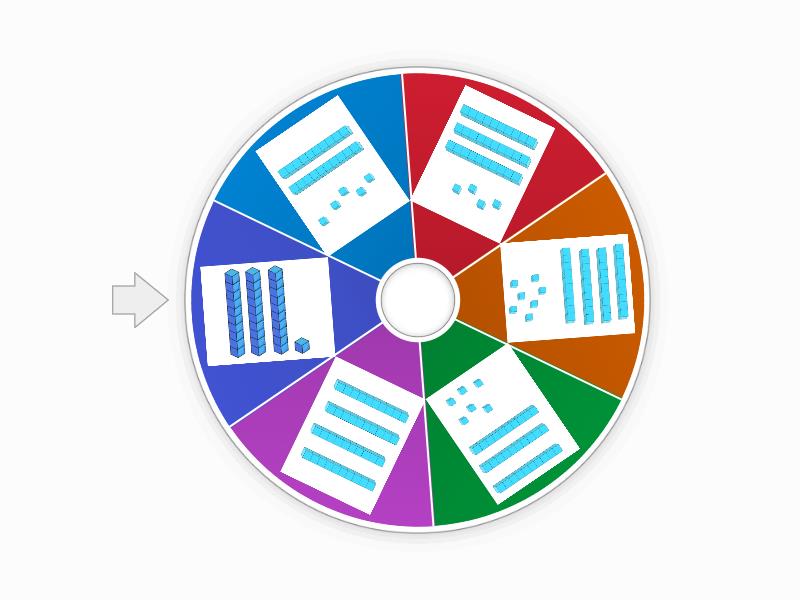 Tens and Ones (to 50) - Random wheel