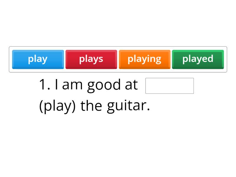 Good at ... - Complete the sentence