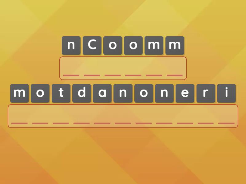 Jumbled Words - Anagram