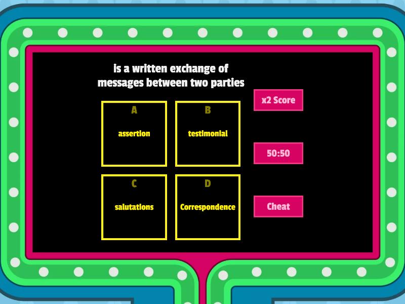 Persuasive Techniques - Gameshow quiz