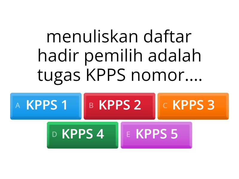 BIMTEK KPPS - Quiz