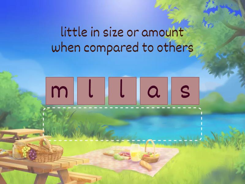 P1 Spelling List 11 - Anagrama