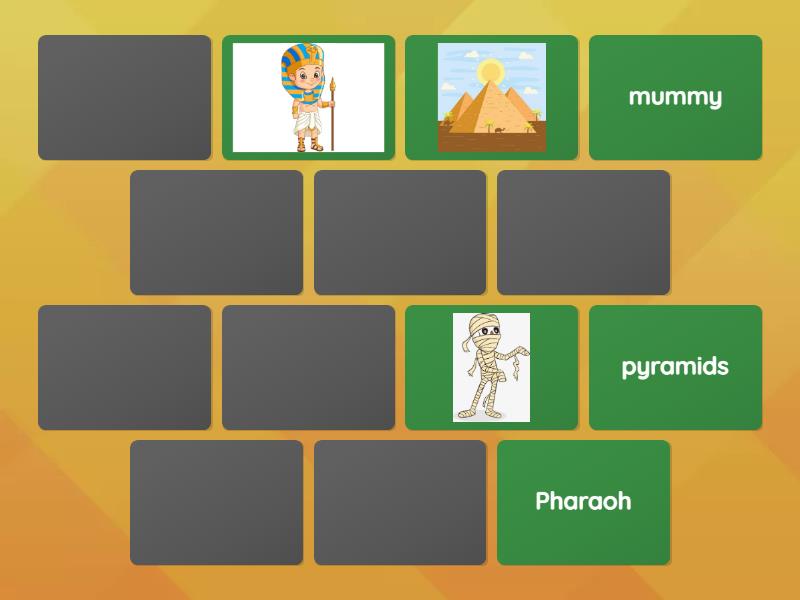 Ancient Egypt - Matching pairs