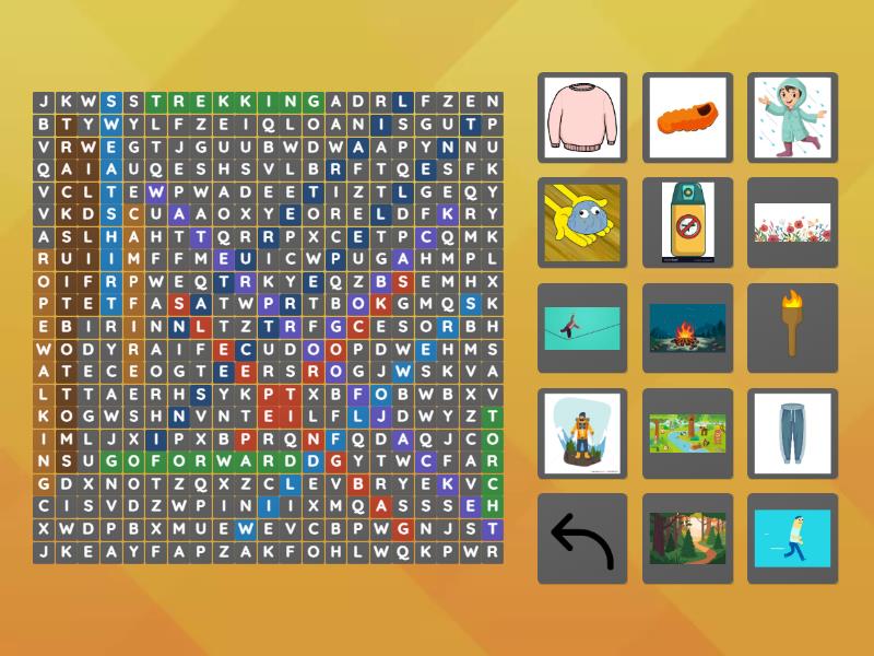 Unit 9 WEEK 2 YEAR 3 - - Wordsearch