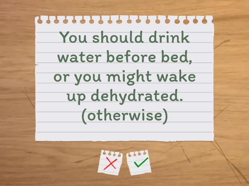 8B gr conditionals Extra - Flash cards