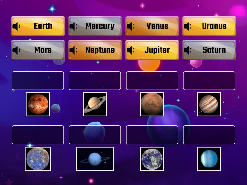 planets - Match up