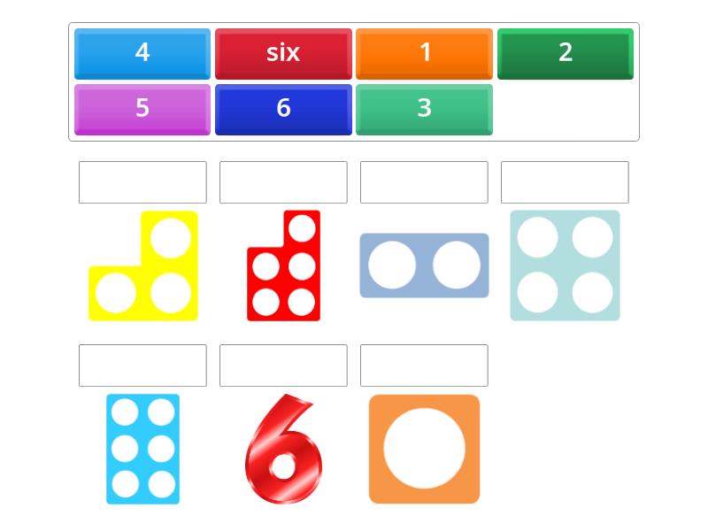 Numicon match - Match up