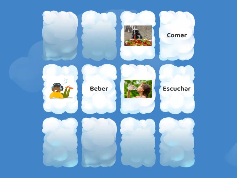 Los verbos (action verbs) p.1 - Matching pairs