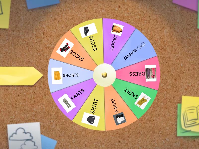 Clothes - Spin the wheel