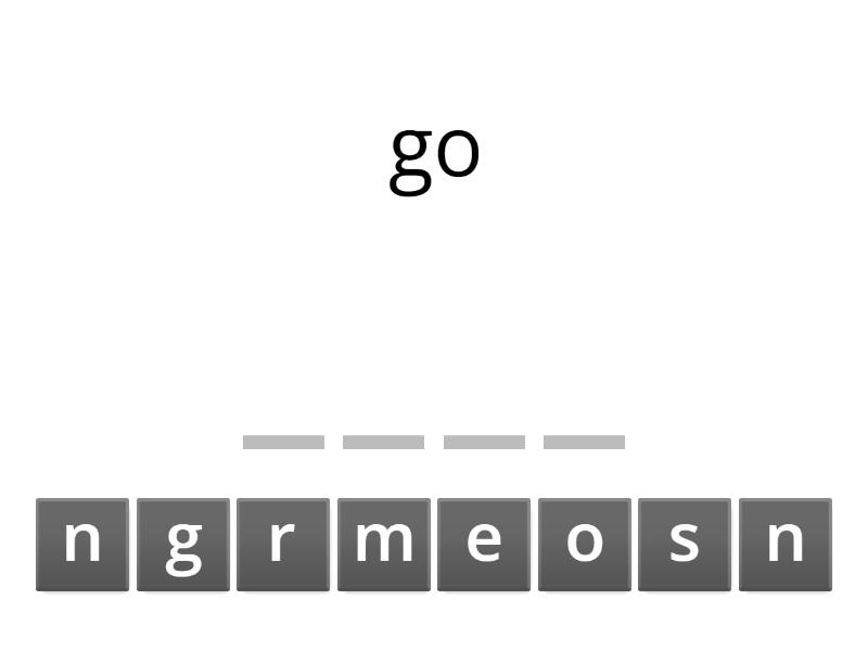 verbs v3 - Spell the word