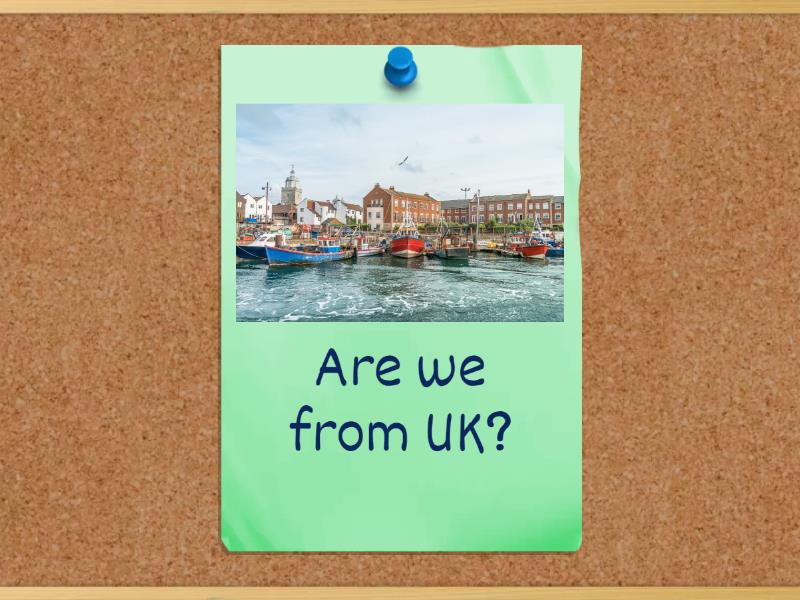 Are you from UK? - Flash cards