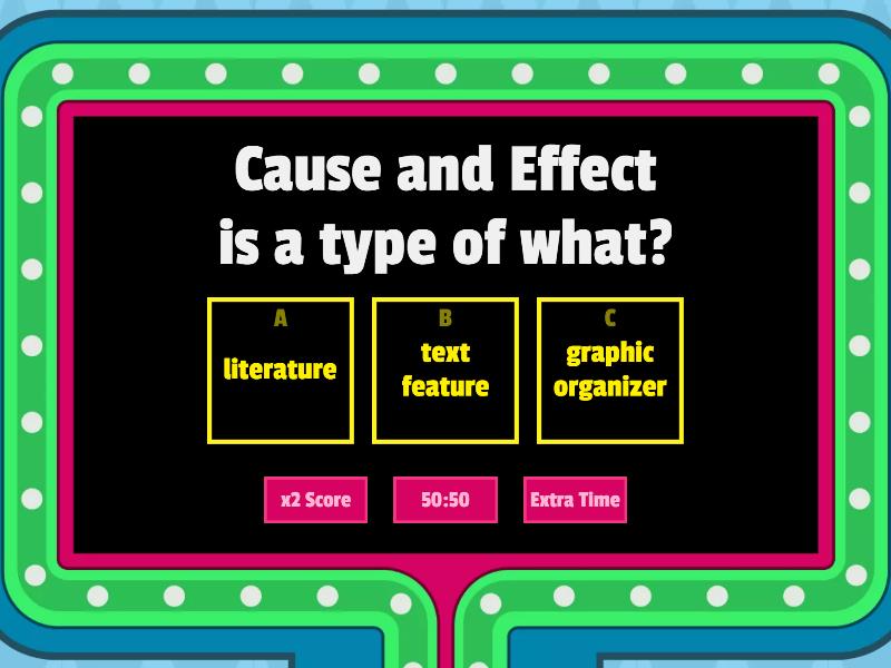 Cause and Effect (Wonders 4th grade) - Concurso de preguntas