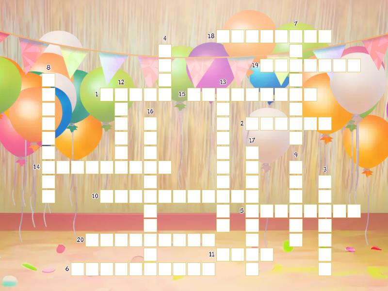 Pride's month - Vocabulary - Crossword