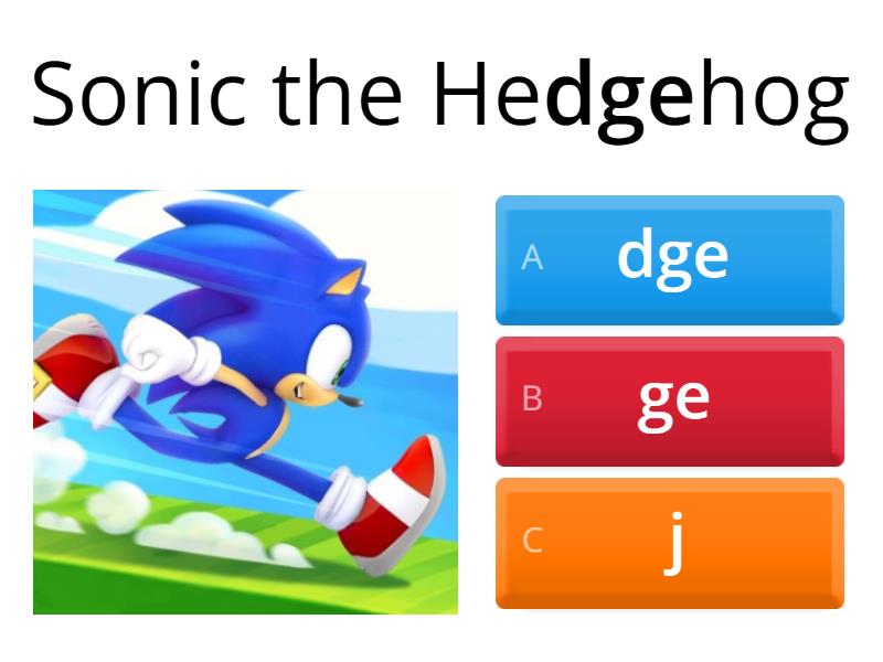 Sonic Phonics - Questionário