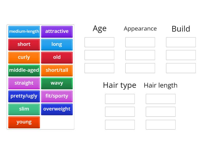 Appearance Task 2 - Group sort