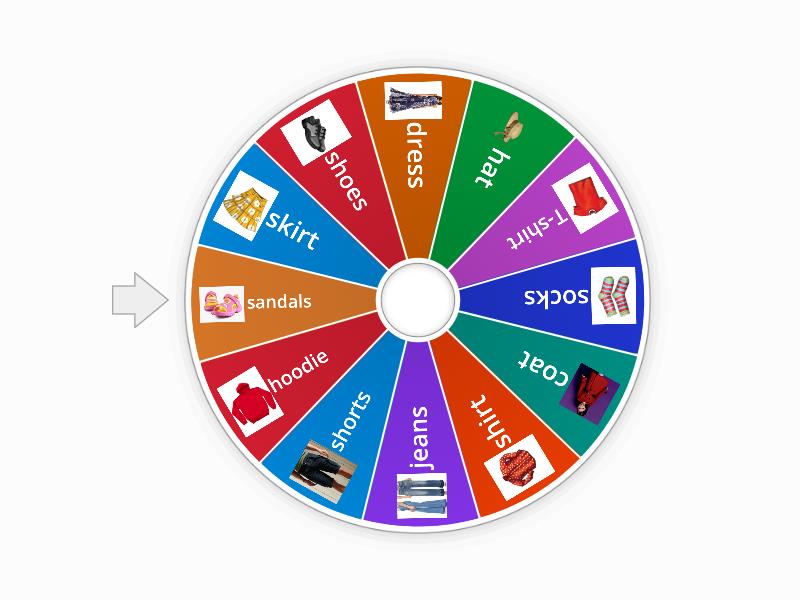 CLOTHES Random Wheel - Spin the wheel