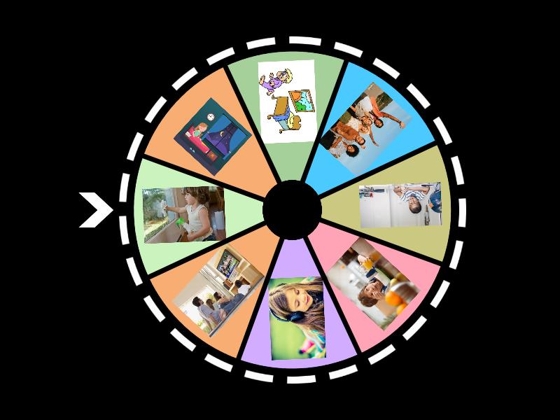 Daily routine - Spin the wheel
