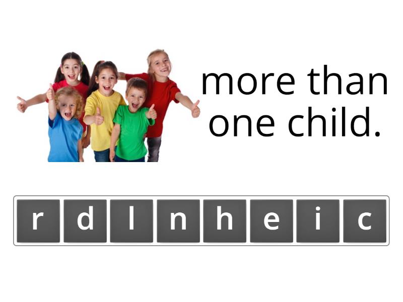 Consonant Digraph ch - Anagrama