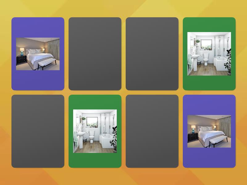 Rooms - Matching pairs