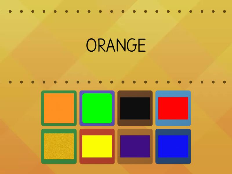 RAINBOW TEST - Find the match
