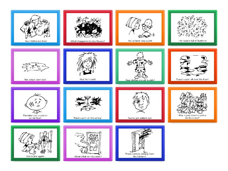 Present Perfect Continuous - Flip tiles