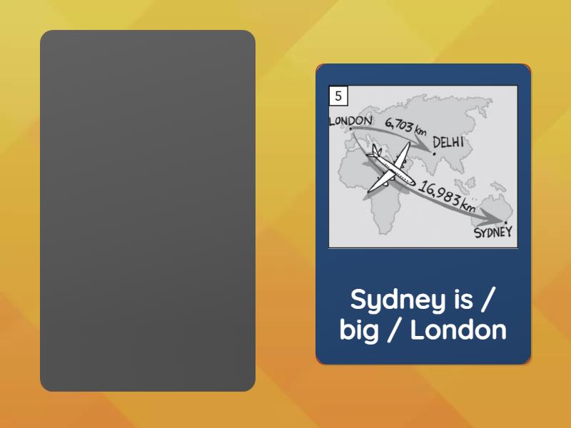 Comparative Adjectives - Speaking cards