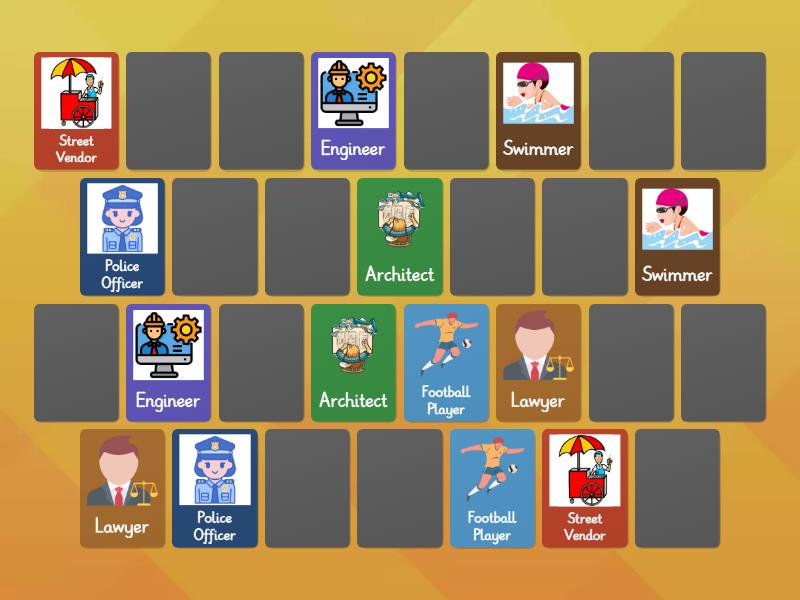Jobs and Occupations - Matching pairs