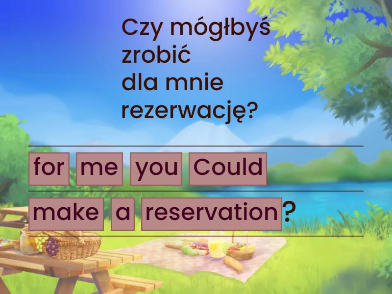 could (Could you speak more slowly?) - Unjumble