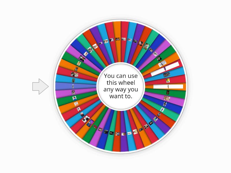 Random People Selector - Spin the wheel