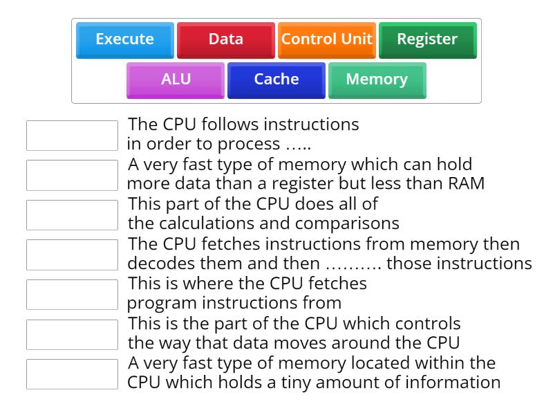 Activity (1) 9th CPU Terms - Match up