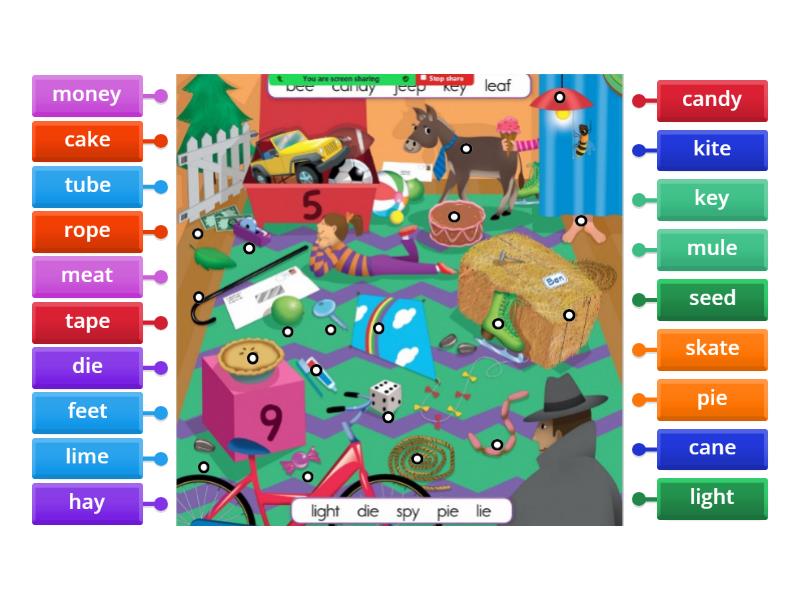 Oxford Phonics 3 I spy words - Labelled diagram