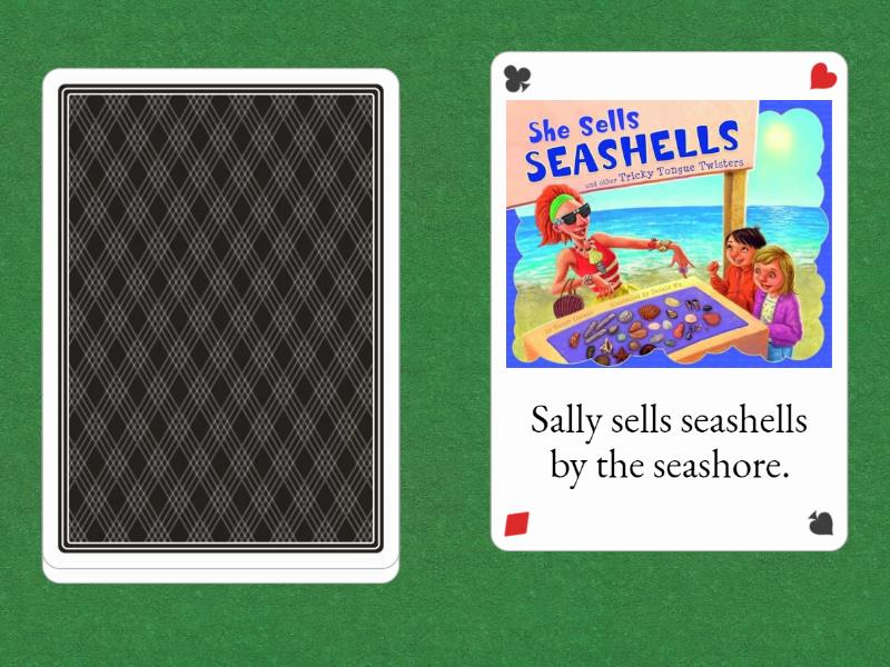 Summer tongue twisters - Speaking cards