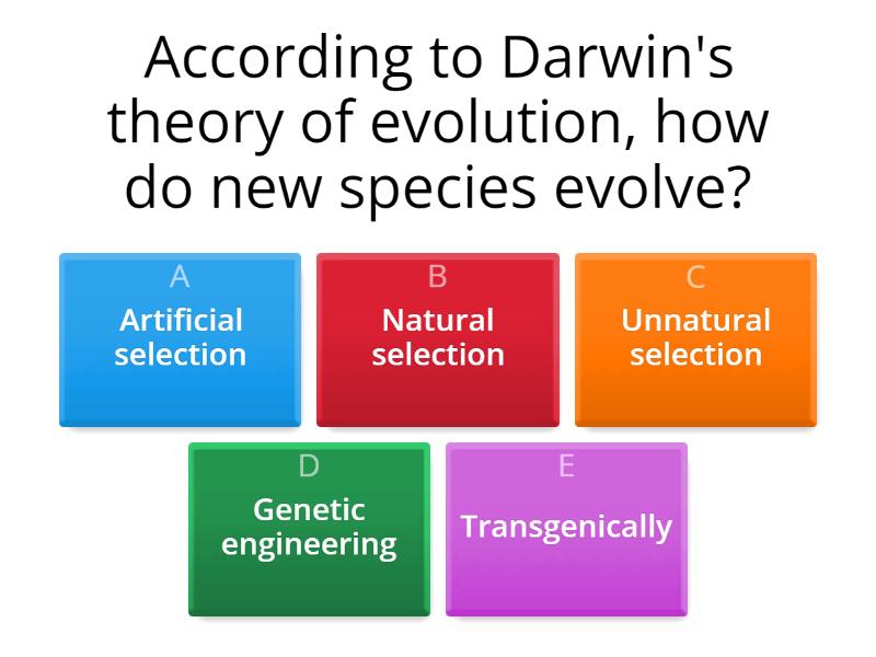 Natural selection - Quiz