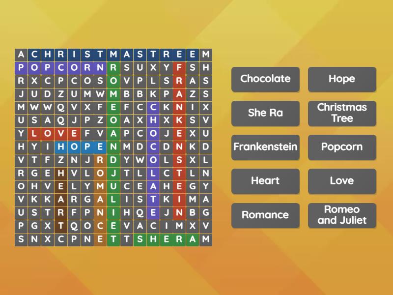 Can u find the word serch - Wordsearch